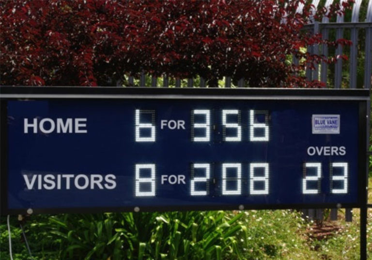 Cricket Scoreboards Australia | Blue Vane Scoreboards