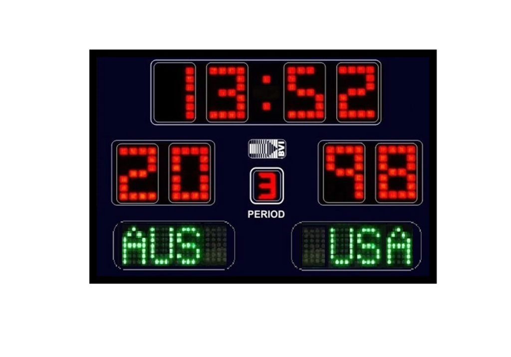 Water Polo - Blue Vane Scoreboards