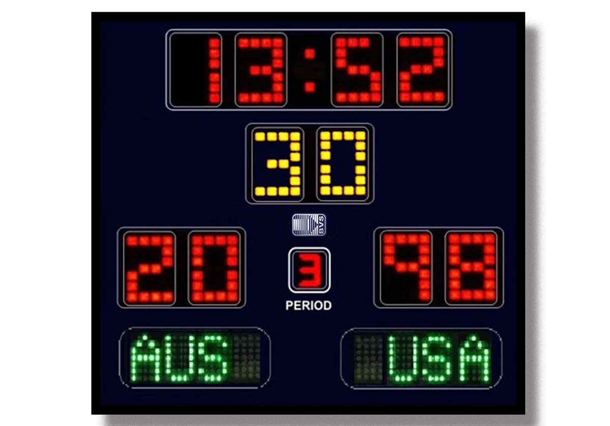 Water Polo - Blue Vane Scoreboards