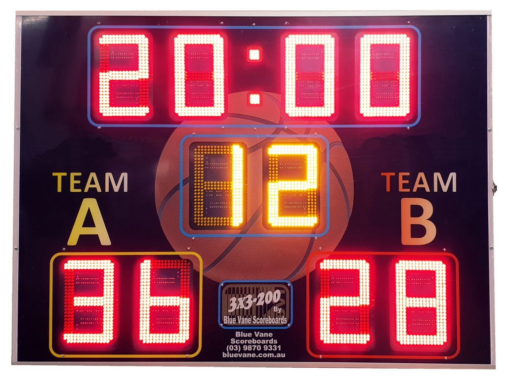 Basketball Scoreboards Australia | Blue Vane Scoreboards