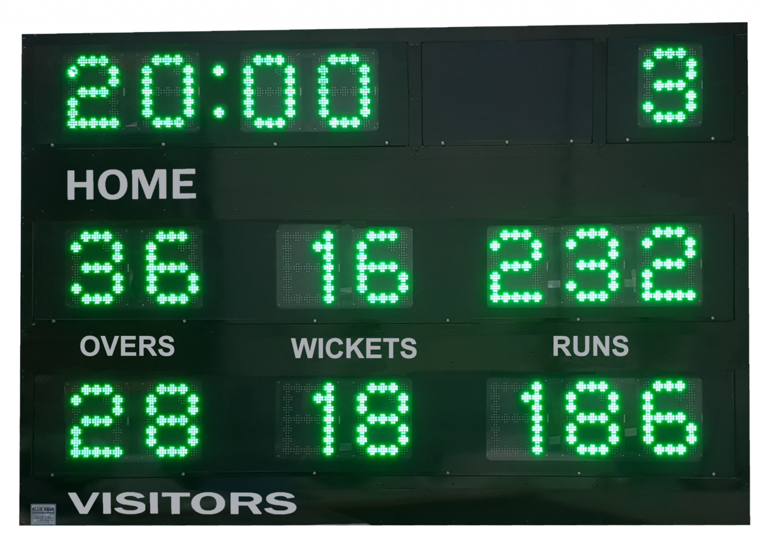 Cricket Scoreboards Australia | Blue Vane Scoreboards