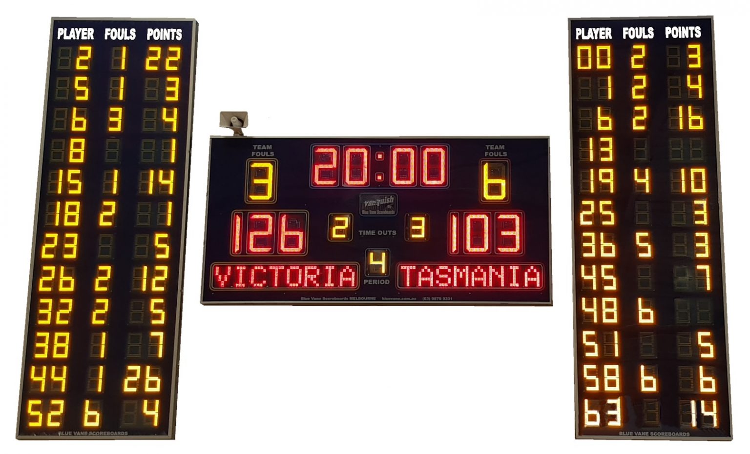 Basketball Scoreboards Australia | Blue Vane Scoreboards