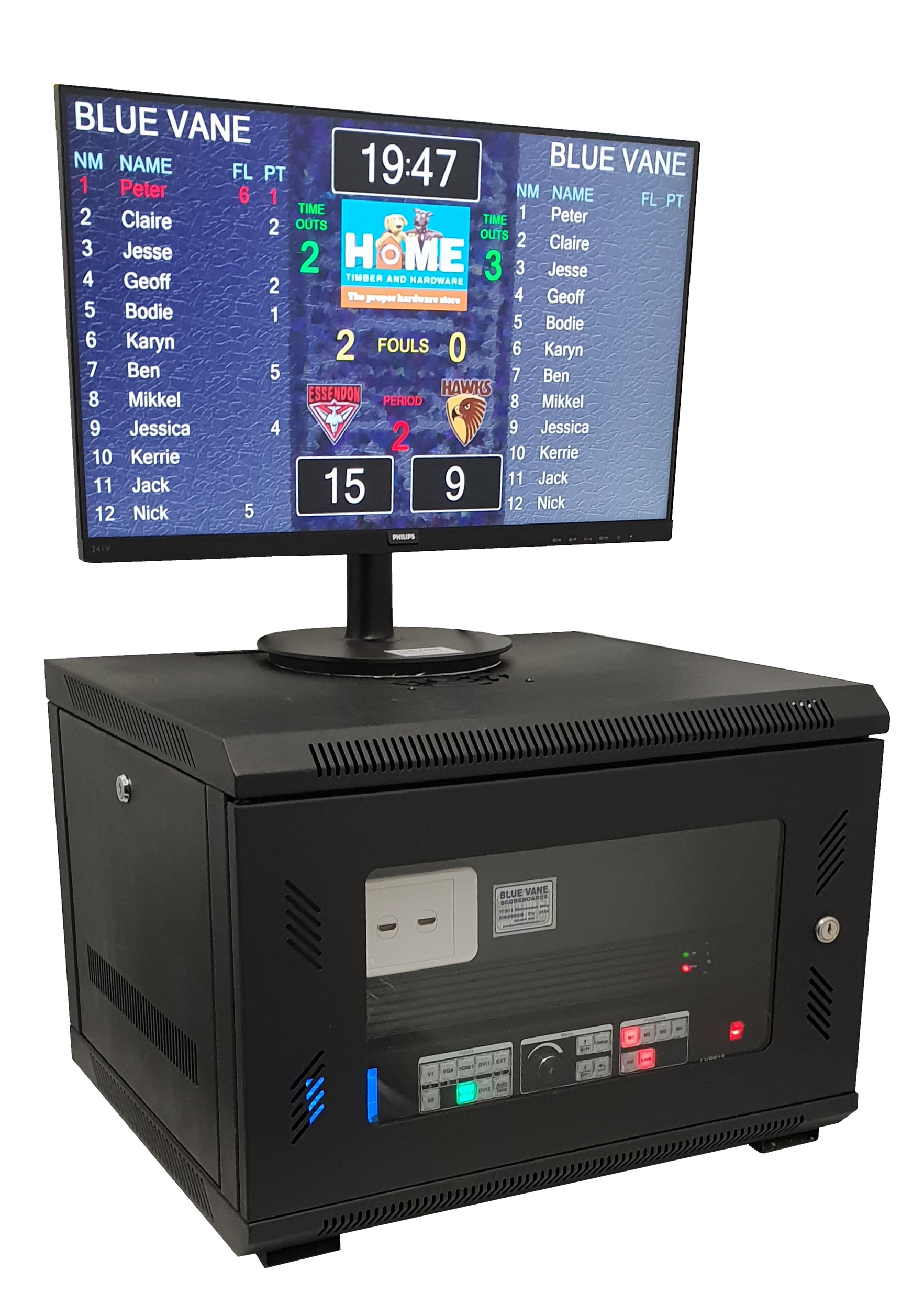 Basketball Scoreboards Australia | Blue Vane Scoreboards